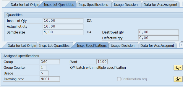 SAP QM Inspections using Multiple Specification_the characteristic values在sap哪个设置-CSDN博客