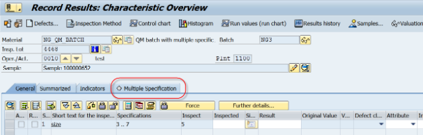 SAP QM Inspections using Multiple Specification_the characteristic values在sap哪个设置-CSDN博客