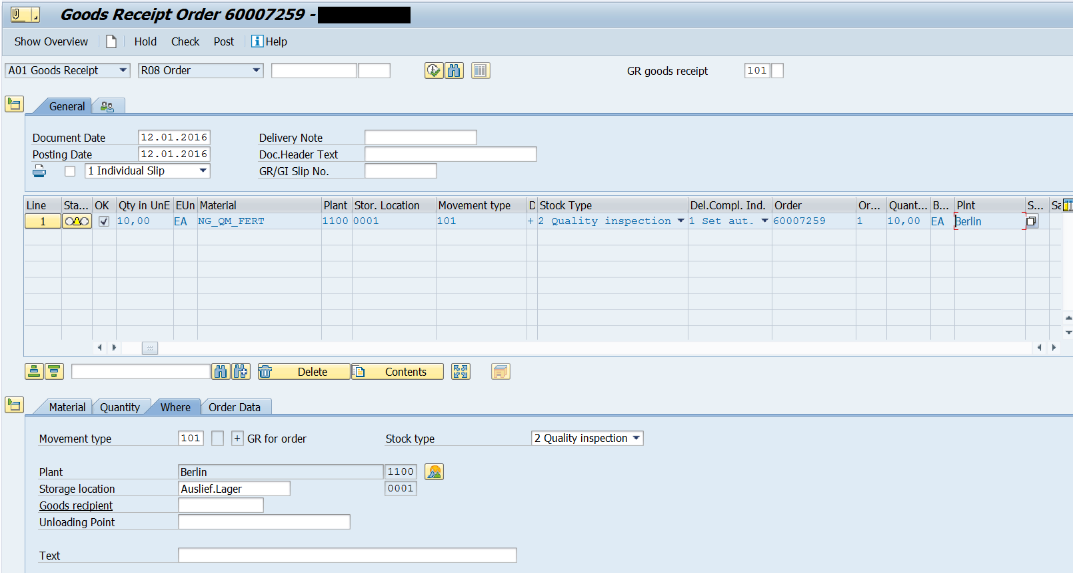 SAP QM Inspection lot creation: Early lot inspection_sap qm skip ...