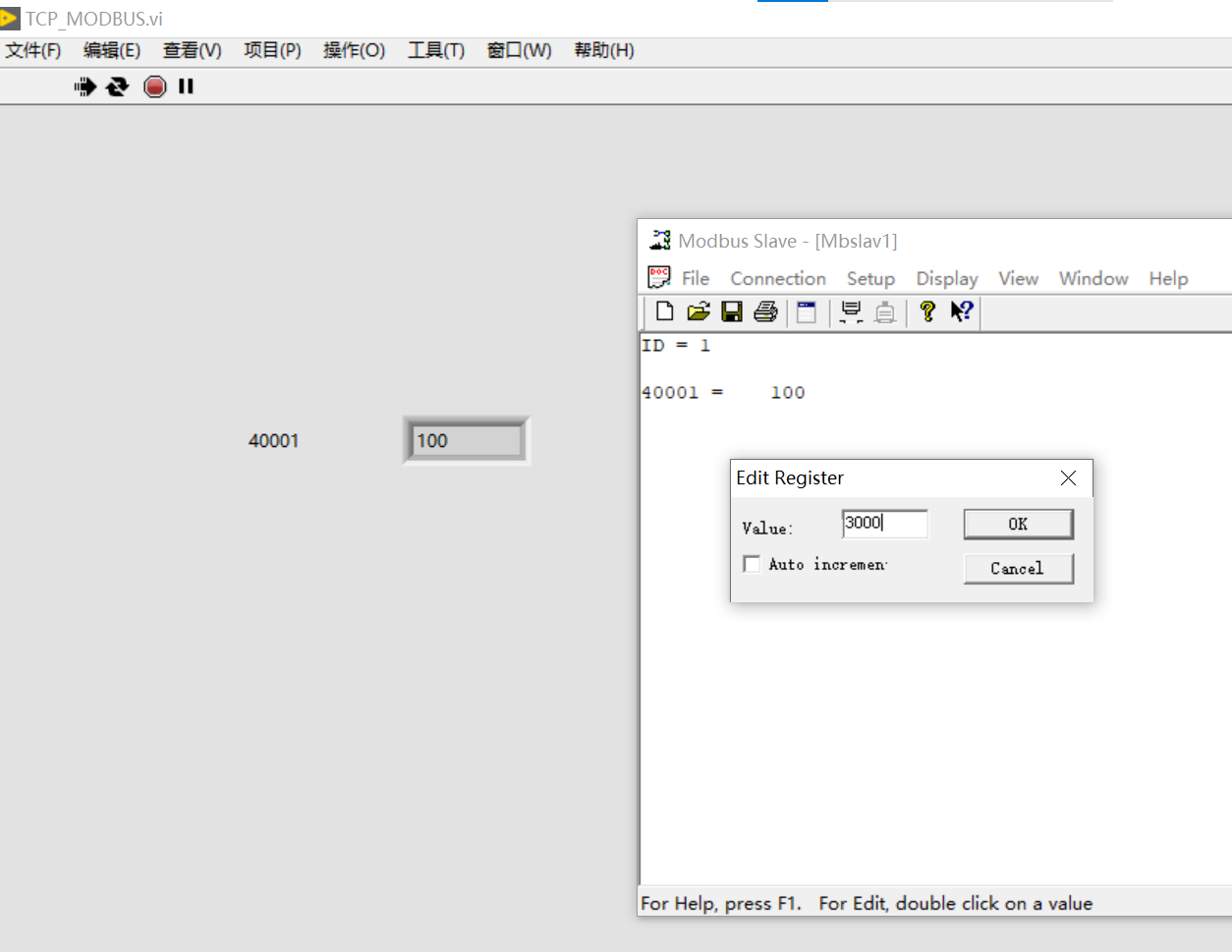 LabVIEW 2020 实现最简单的Modbus TCP客户端程序（一）_ni modbus libary-CSDN博客