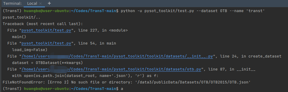 CVPR2021跟踪算法TransT的配置（Transformer Tracking）-CSDN博客