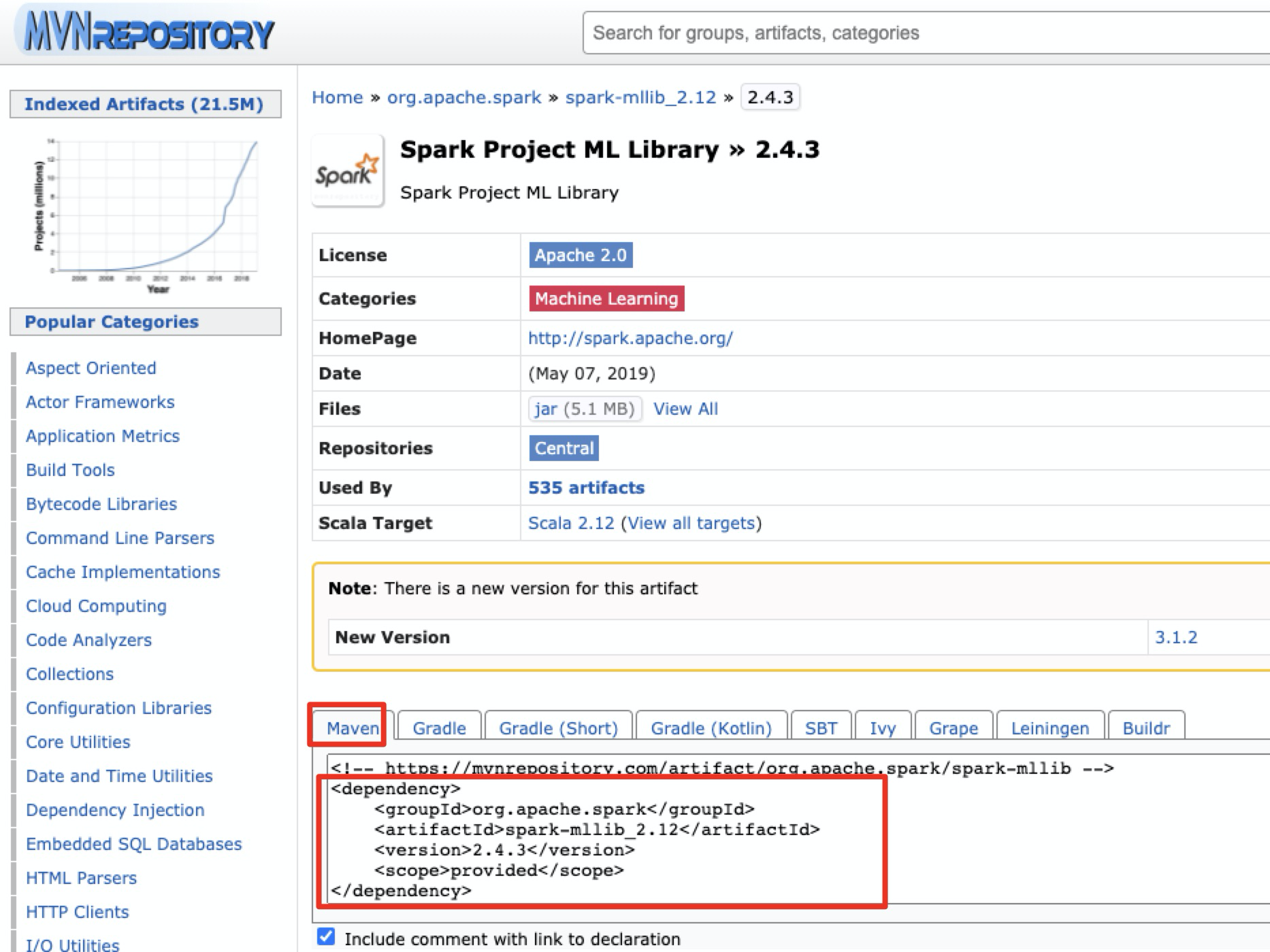 spark使用MLlib时pom.xml的配置_spark idea pom.xml 详细配置讲解-CSDN博客