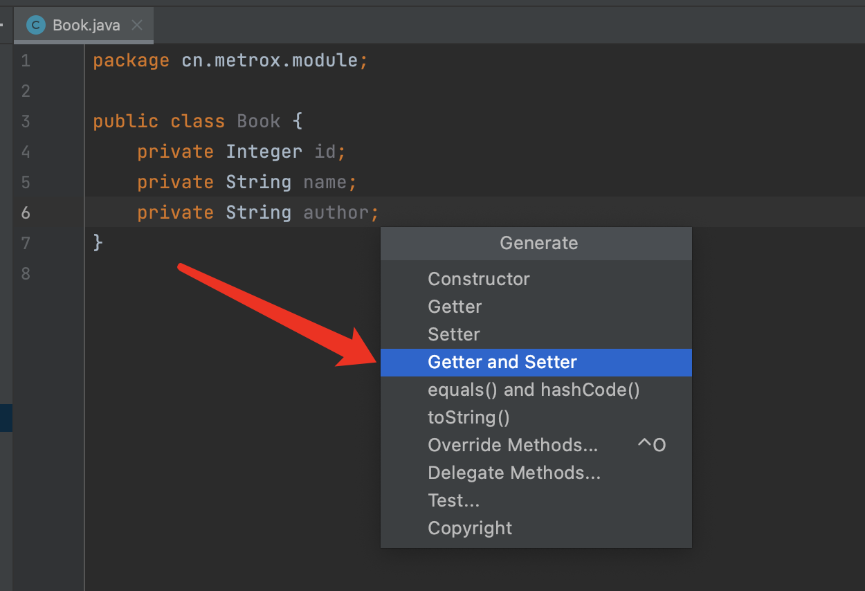 用IDEA快速生成类的属性的Getter和Setter方法_idea生成getter和setter怎么多选-CSDN博客