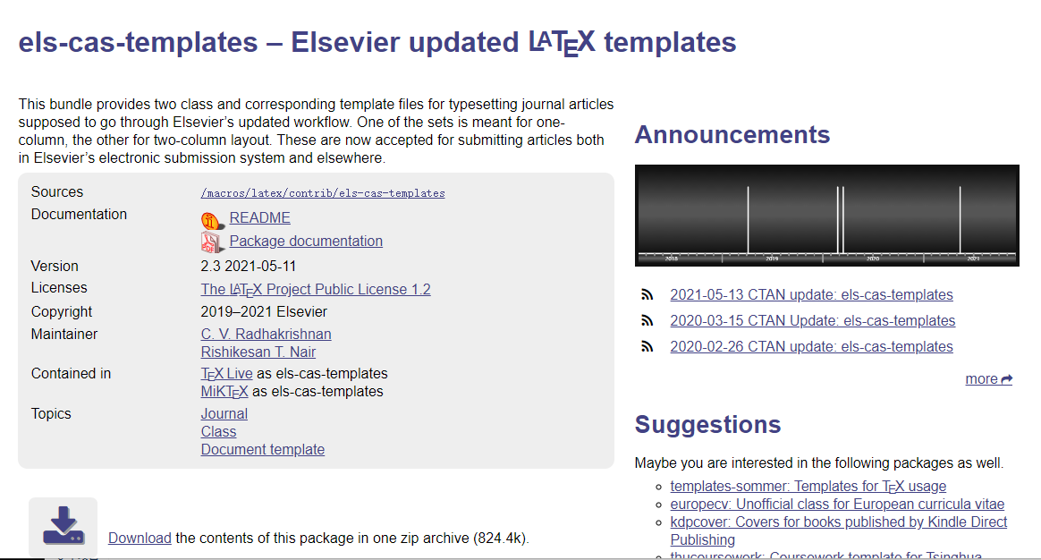关于Elsevier的letex模板（ version 2.3 2021-05-11)一开始直接编辑出现The key ‘stm/author/＜options＞‘ is unknown ...