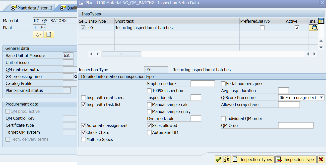 SAP QM Inspection lot creation: Recurring inspection_sap recurring ...