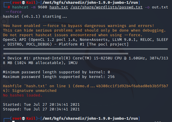 新手接触使用Hashcat 破解Office加密文档_office2john.py_BITTER2000的博客-CSDN博客