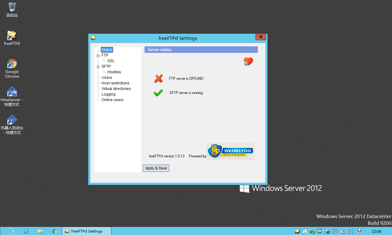freeFTPd.exe Could not write configuration-CSDN博客