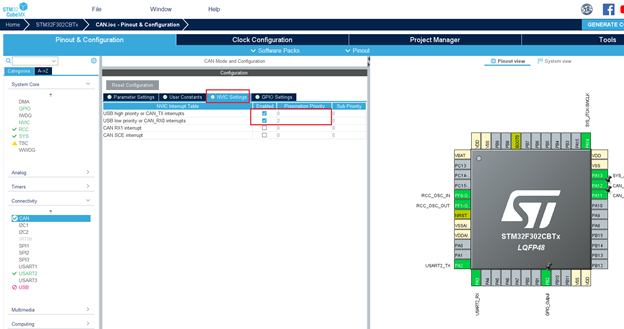 基于CubeMX-STM32F302_CAN通信_stm32f302 can-CSDN博客