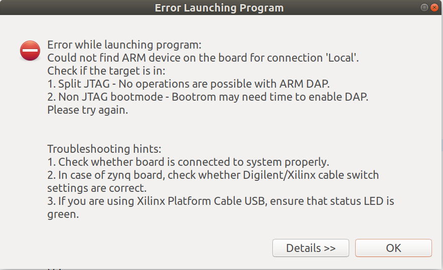VMware Ubuntu18.04 Vivado和Vitis连接JTAG报错may be locked by another hw_server._[labtoolstcl 44-494 ...