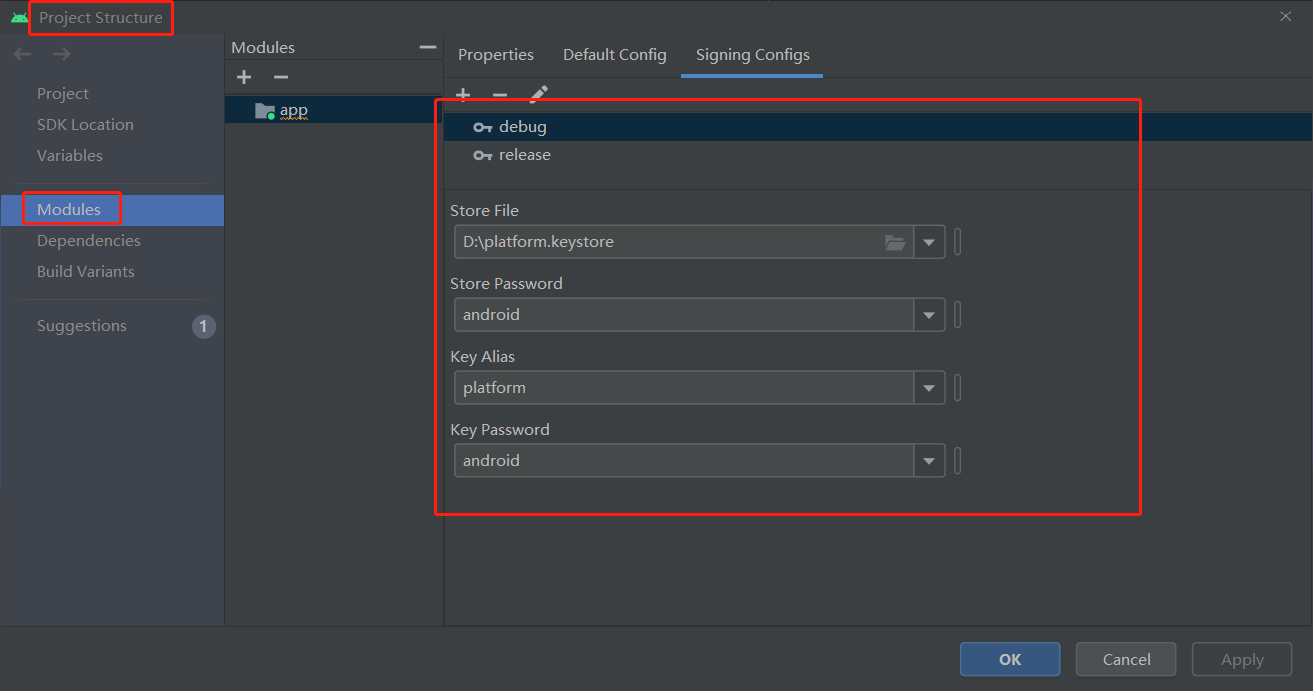 Android Studio获取系统级签名方式_android studio platform.keystore-CSDN博客