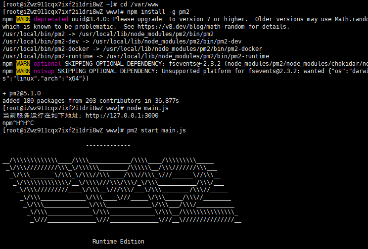 Linux pm2安装_名猿妮的博客-CSDN博客