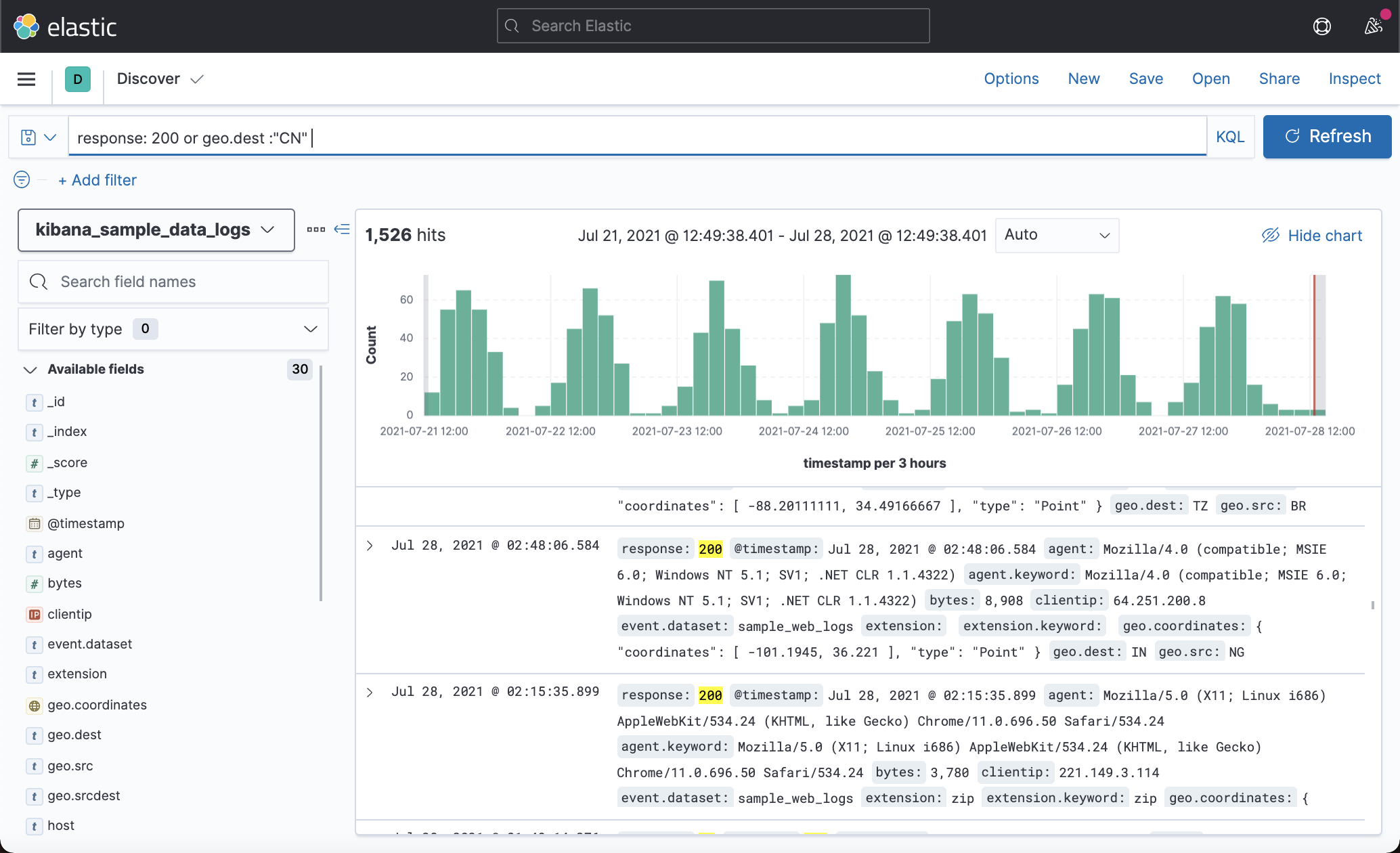 Kibana：Kibana Query Language - KQL-CSDN博客