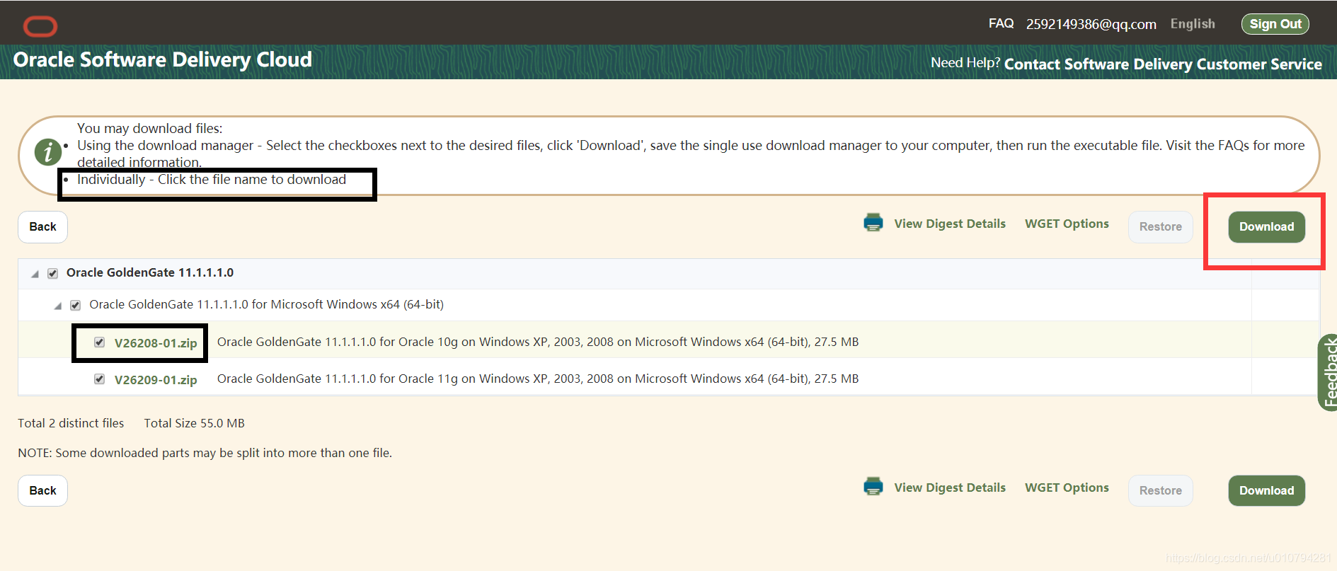 Oracle Goldengate Ogg 高版本and历史版本下载地址 Oracle Ogg下载 Csdn博客