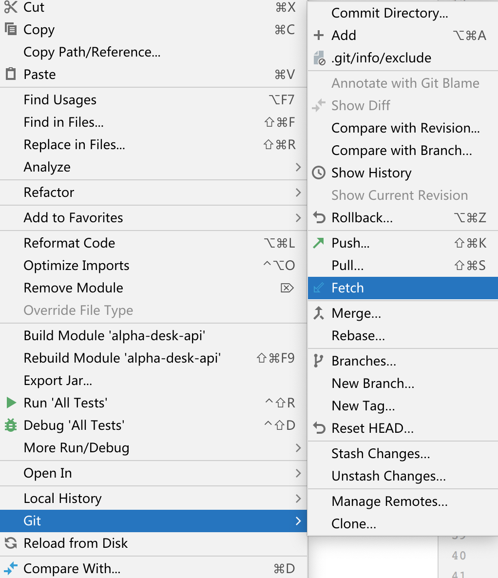 idea从git中拉取所有分支_idea fetch-CSDN博客