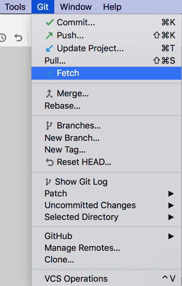 idea从git中拉取所有分支_idea fetch-CSDN博客