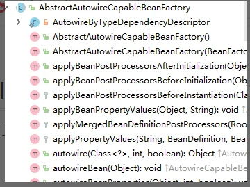 spring学习之源码分析--AbstractAutowireCapableBeanFactory_abstractautowirecapablebeanfactory源码 ...