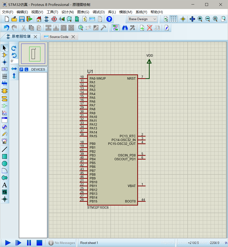 Youngtalk Stm32入门100步 通过io口点亮led灯(proteus仿真电路分析)杜洋stm32入门100步电子书 Csdn博客
