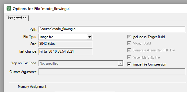 Keil FCARM - Output Name not specified, please check ‘Options for Target - Utilities‘_fcarm ...