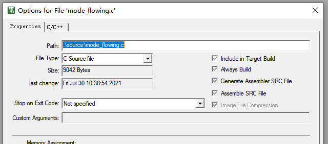 Keil FCARM - Output Name not specified, please check ‘Options for Target - Utilities‘_fcarm ...