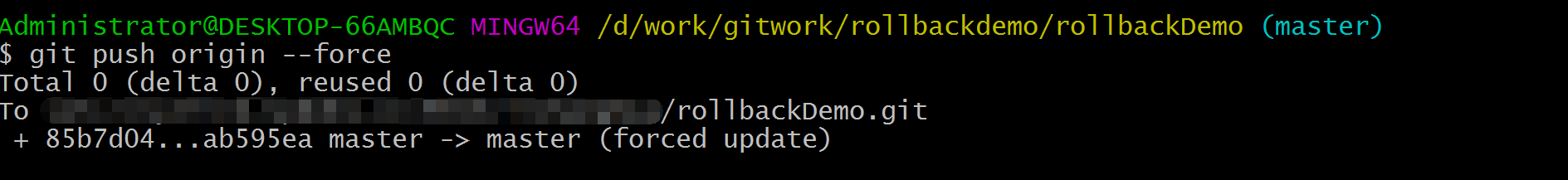 图文详解 Git线上恢复之前任意版本的两种方法reset、revert_gitlab revert-CSDN博客