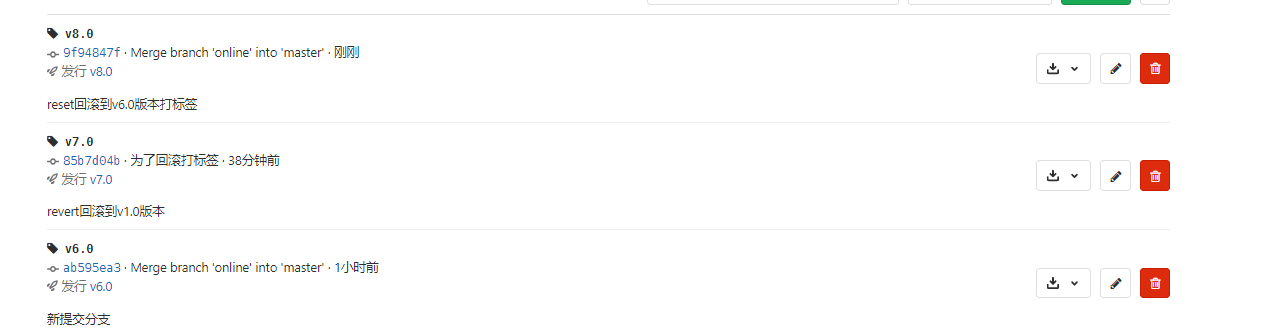 图文详解 Git线上恢复之前任意版本的两种方法reset、revert_gitlab revert-CSDN博客