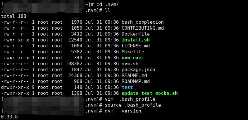 Linux 下通过nvm 安装node，并进行版本管理_linux node 版本管理器n 安装-CSDN博客