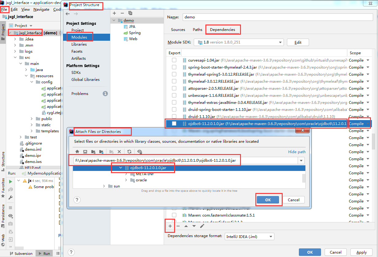Maven安装本地jar 自定义仓库 多个仓库 Maven安装Oracle驱动ojdbc6.jar IDEA SpringBoot Could not find artifact com ...