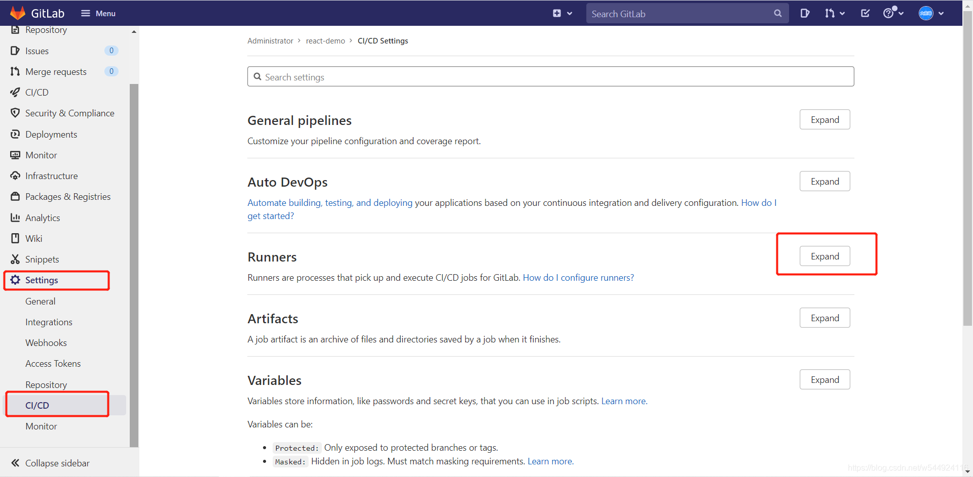 Gitlabgitlab Runner实现前端项目自动化构建部署(cicd、linux、centos7)gitlab Npm Command Not Found Csdn博客