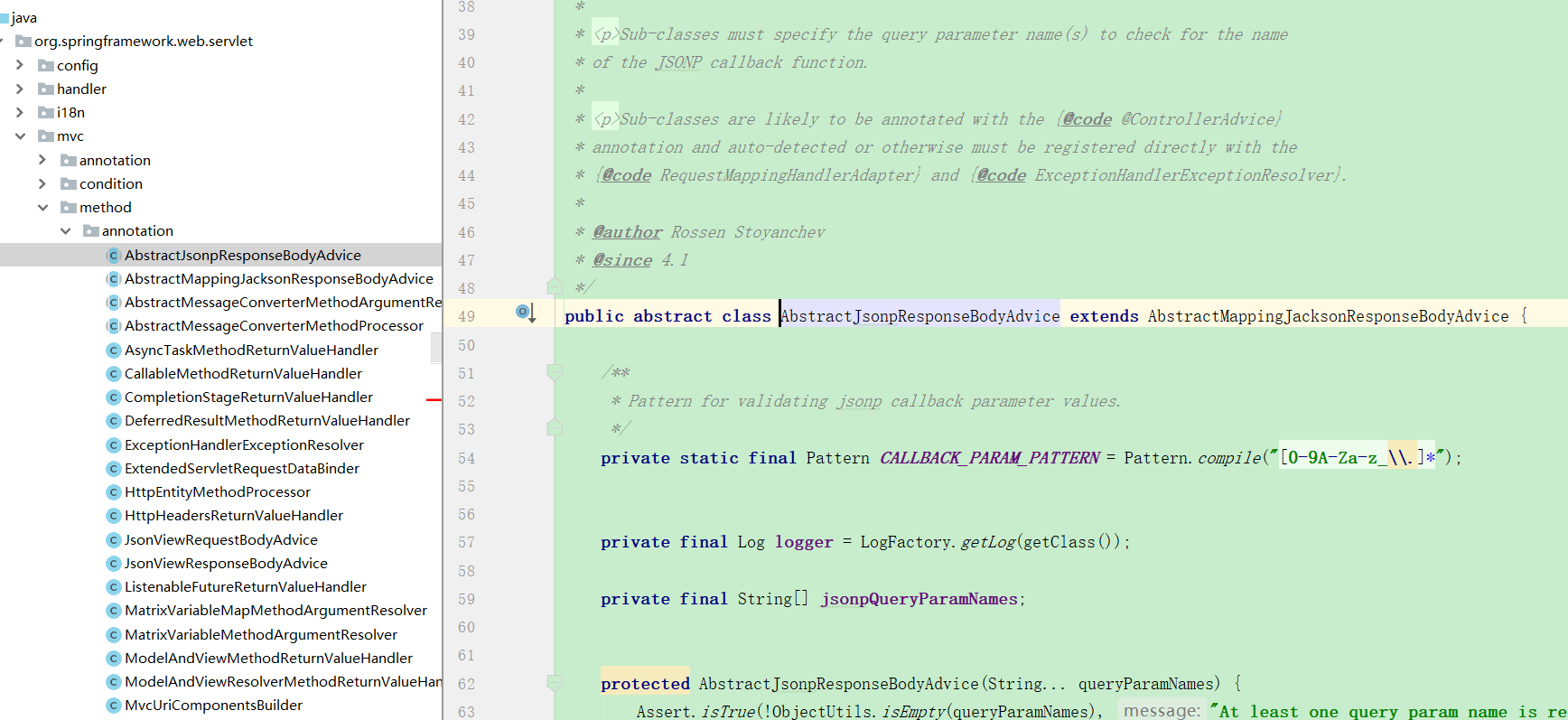 Caused by: java.io.FileNotFoundException: AbstractJsonpResponseBodyAdvice.class ...
