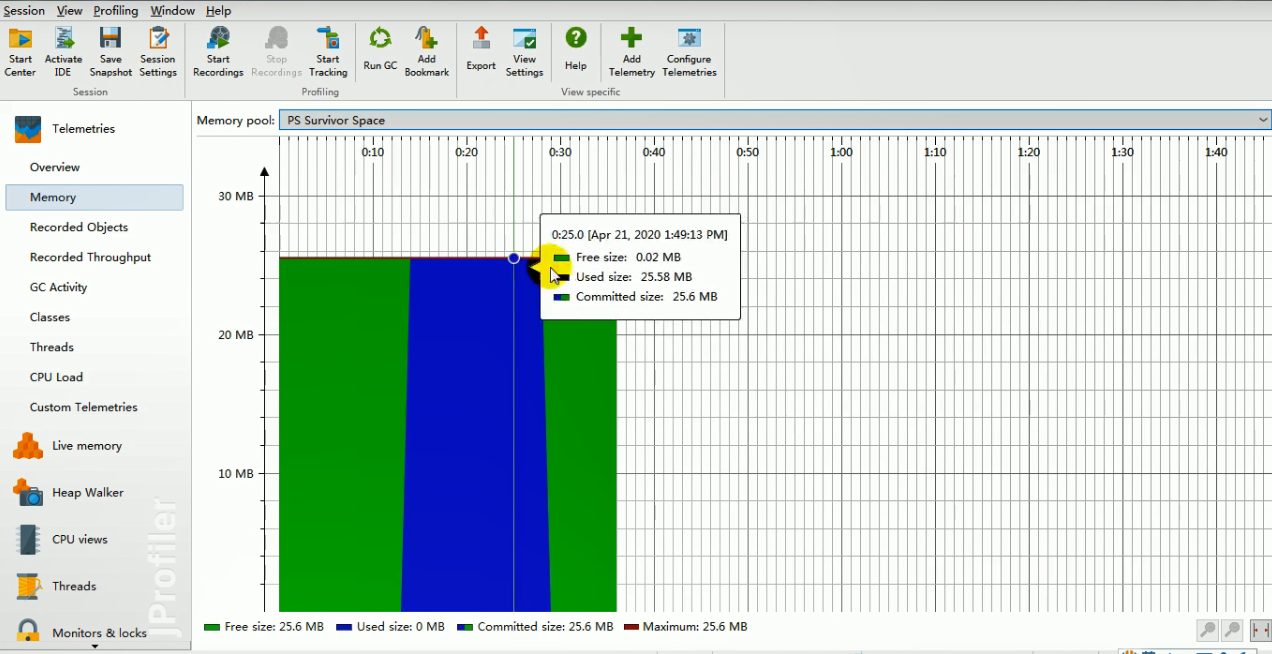 使用JProfiler查看GC Roots_jprofiler merge paths to gc roots-CSDN博客