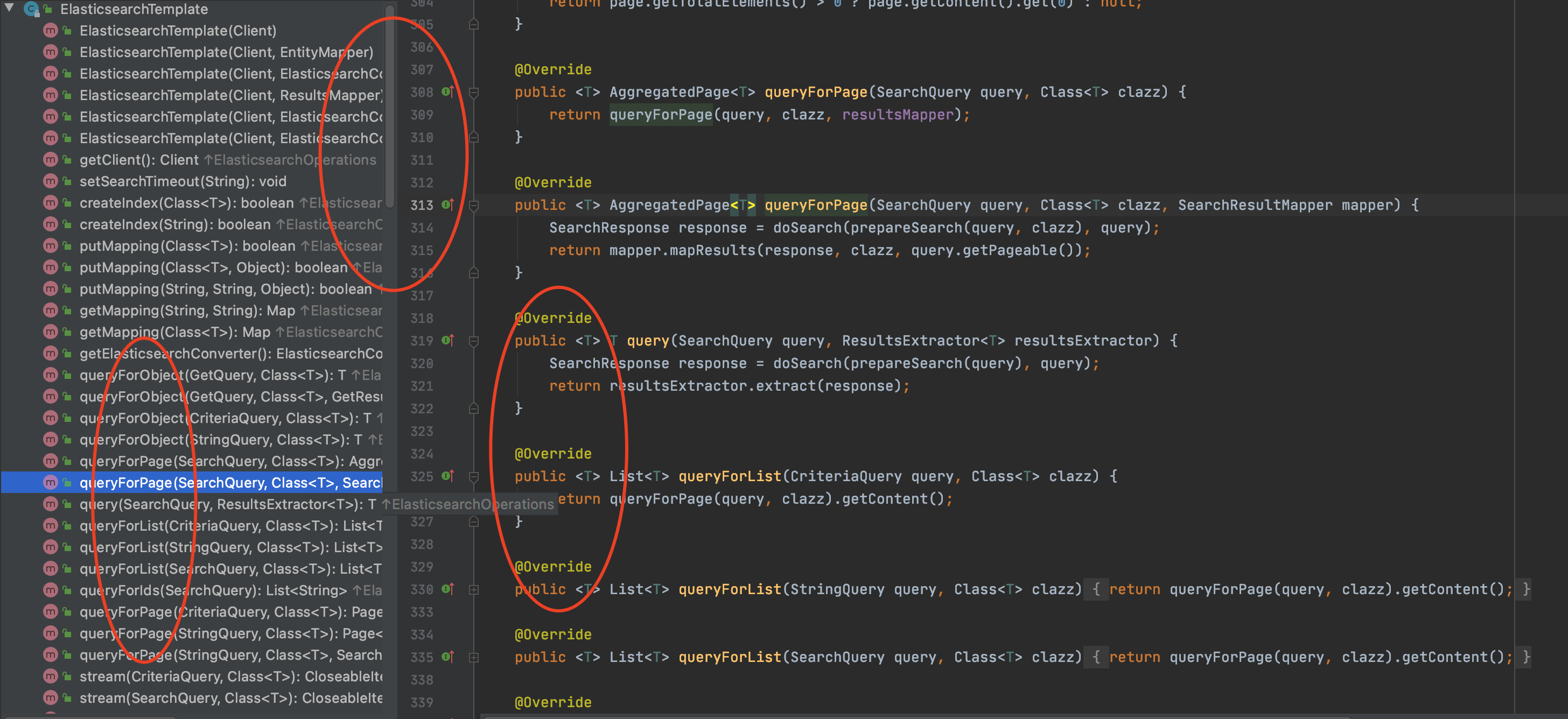 es中ElasticSearchTemplate类的实现原理及使用-CSDN博客