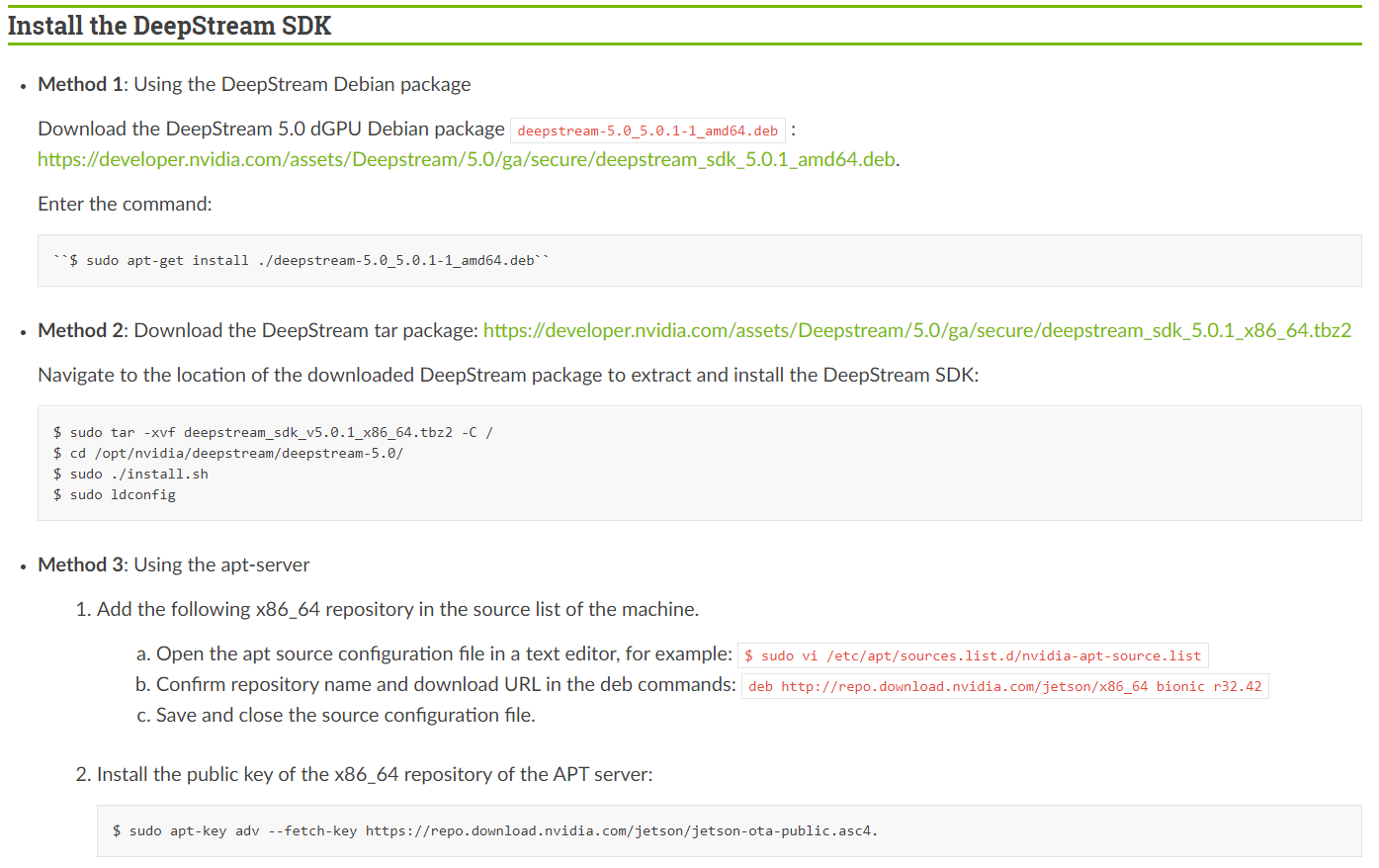 查找并下载英伟达DeepStream SDK历史版本_deepstream历史版本-CSDN博客