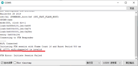 在Arduino和ESP32-s2环境下,测试WiFi Fine Time Measurement (FTM) Round Trip Time ...