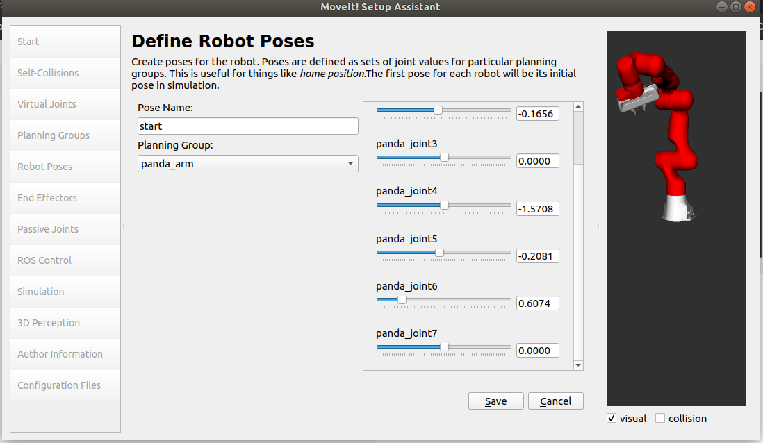 ros-1 MoveIT控制机械臂_moveit自带panda机械臂urdf文件-CSDN博客