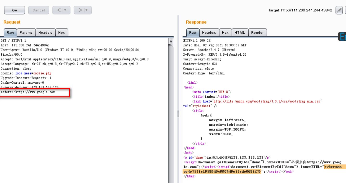 攻防世界(web)---xff_referer_源xff-CSDN博客