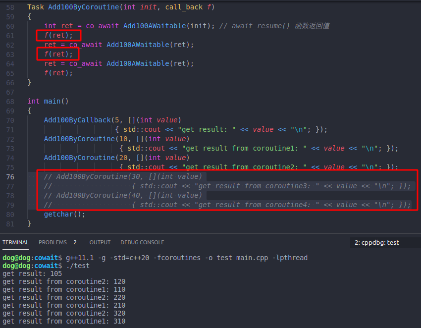 【C++20】协程(Coroutine)体验_gcc10.3 协程-CSDN博客