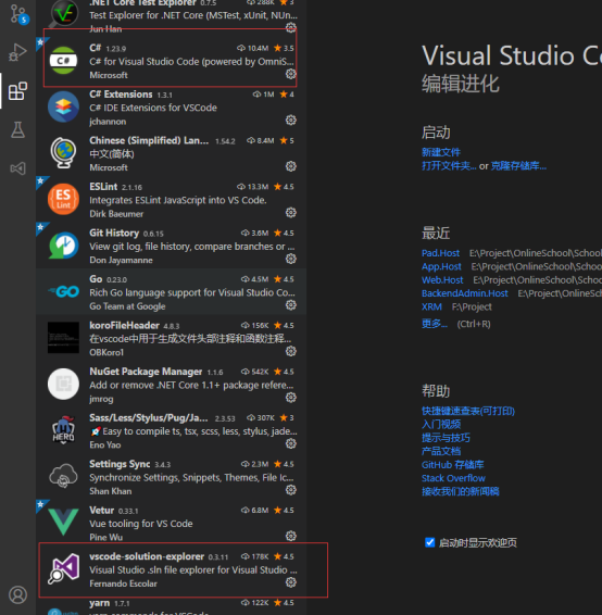 使用 vscode 或者 vs2019 【启动后端的2种方法流程】_vscode2019-CSDN博客