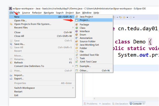 创建java项目,在src下创建包,在包内创建类_1. 在项目 src 目录中创建包(com.servlet ) 2.在保重创建类 ...