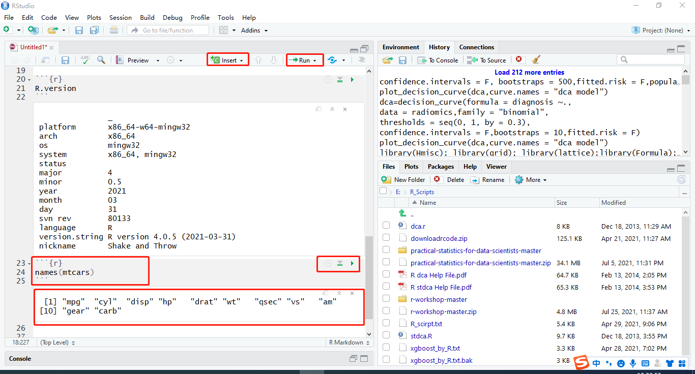 RStudio中为R创建Notebook文件_rstudio怎么创建chunk-CSDN博客