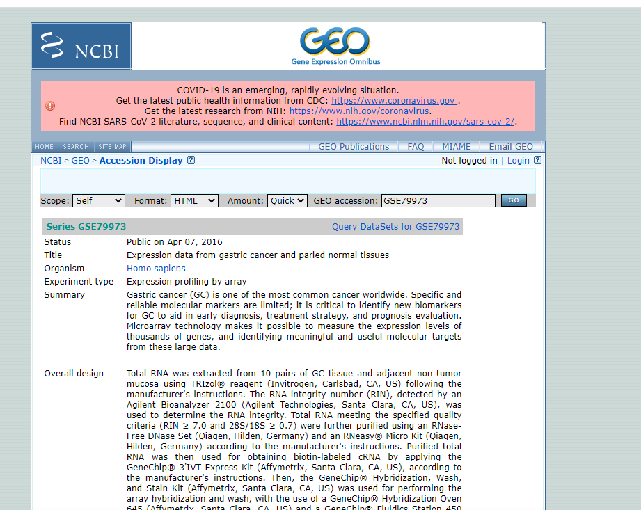 数据挖掘—GEO,TCGA,Oncomine联合（二）GEO在线工具的应用_geo2r分组顺序 对照在前-CSDN博客
