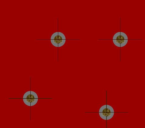 isolated copper:split plane(dgnd) on ground,dead copper delected.copper area is: 2.5e2 sq.mils ...