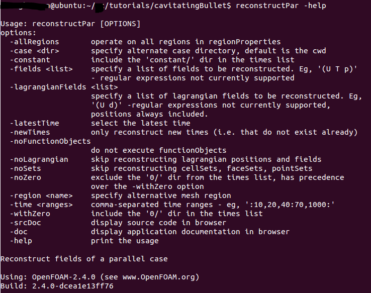 OpenFOAM reconstructPar指定时刻或时间段-CSDN博客