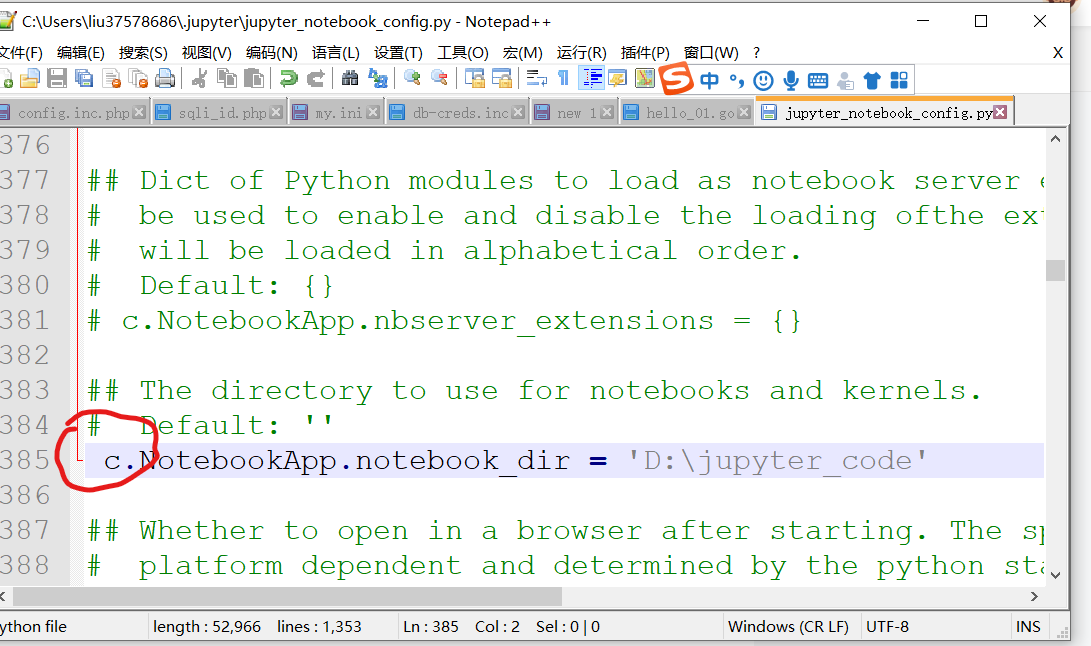 jupyter更改默认地址出现BUG ，IndentationError: unexpected indent_jupyter notebook设置默认目录 indentationerror ...