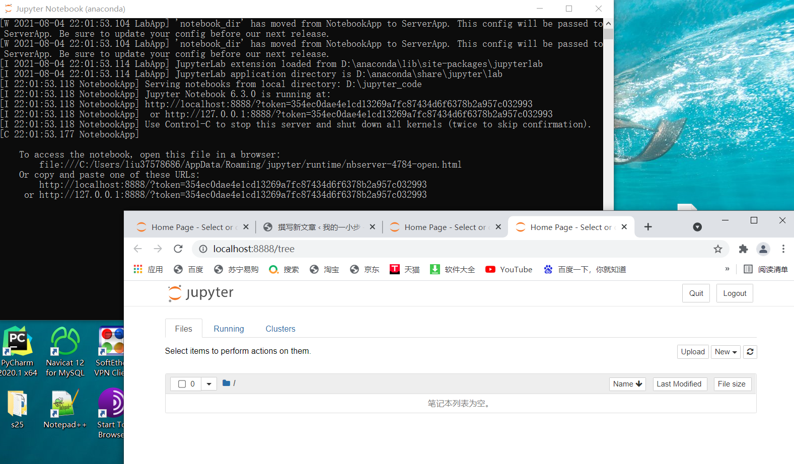 jupyter更改默认地址出现BUG ，IndentationError: unexpected indent_jupyter notebook设置默认目录 indentationerror ...