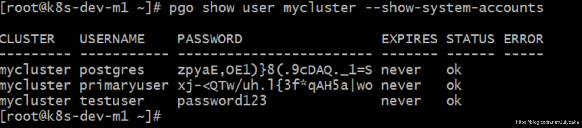 基于operator方式部署 Postgresql Operator 集群postgres Operator Csdn博客
