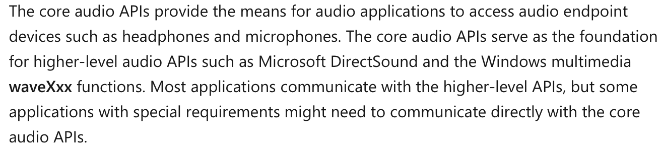Windows音频管理--第一篇 初识Core Audio API_core audio apis-CSDN博客