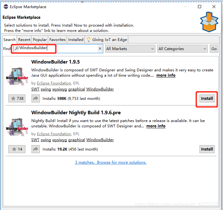 Java可视化开发 Windowbuilder Csdn博客