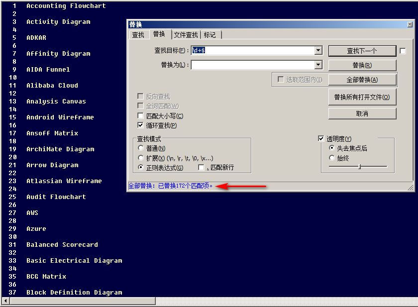 Notepad 正则表达式应用 字符串替换 Notepad正则替换中间第三位字符串 Csdn博客