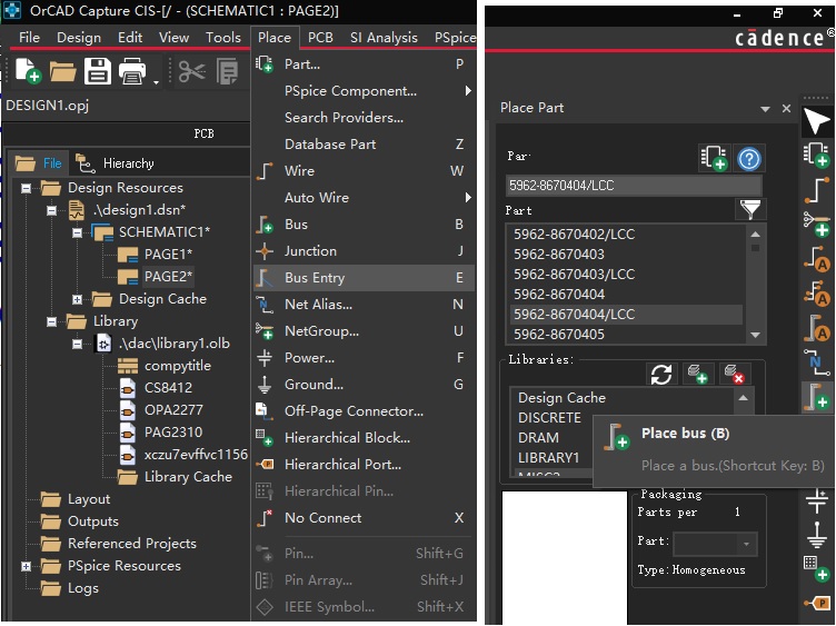ORCAD学习系列之二——元器件与线的放置_place net alias-CSDN博客