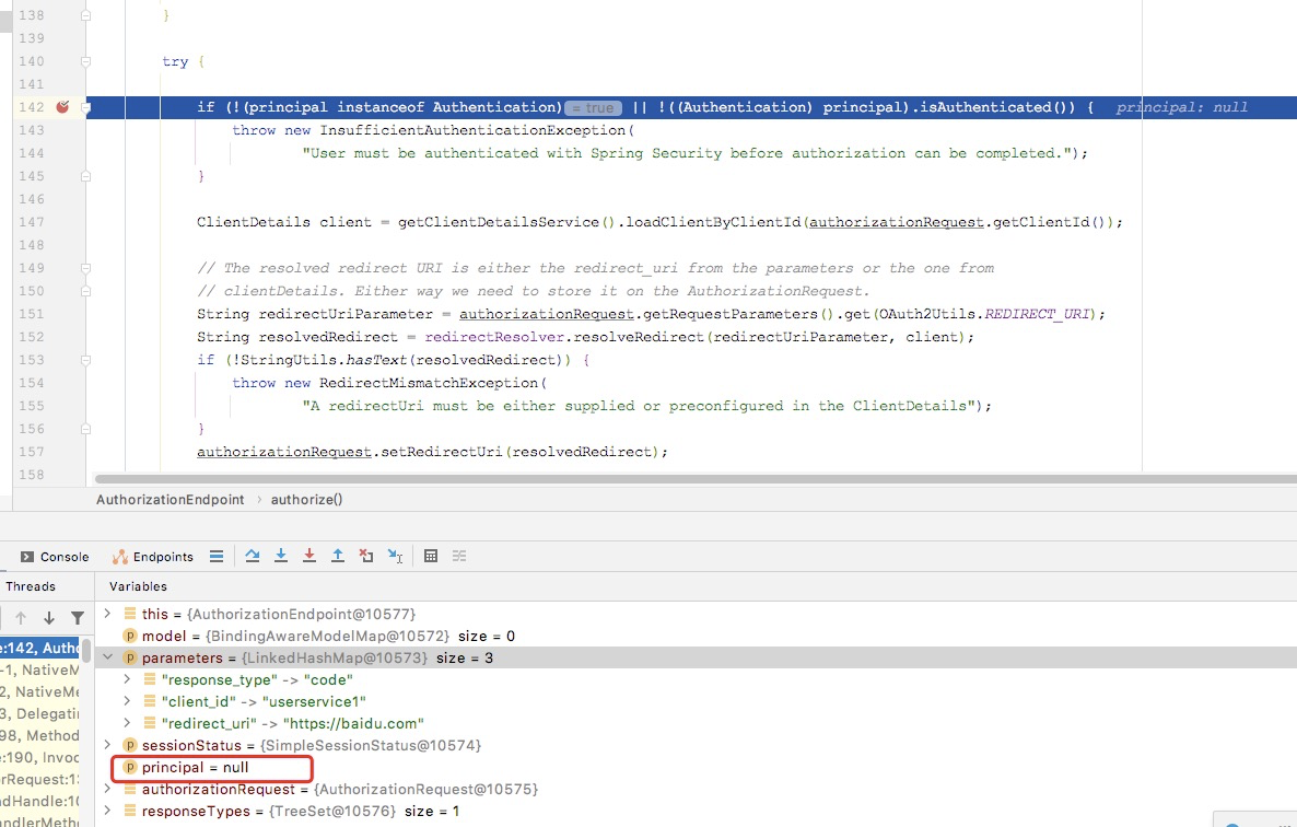 User must be authenticated with Spring Security before authorization can be completed-CSDN博客